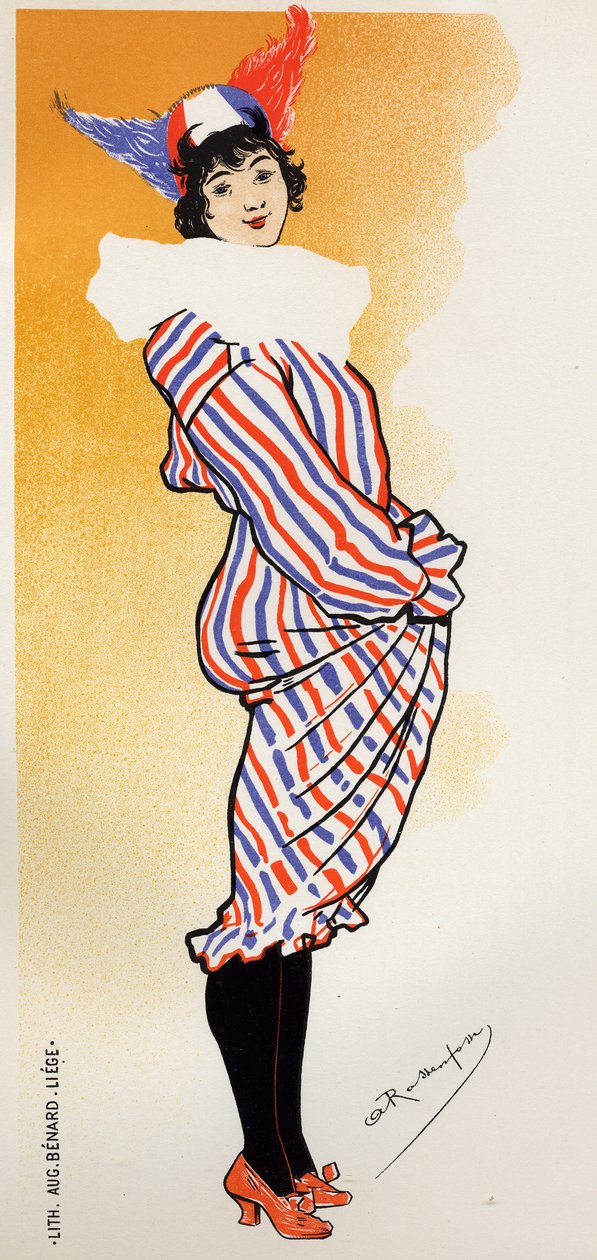 Geography. Costume for the Liege's Carnival. Poster by Armand ...