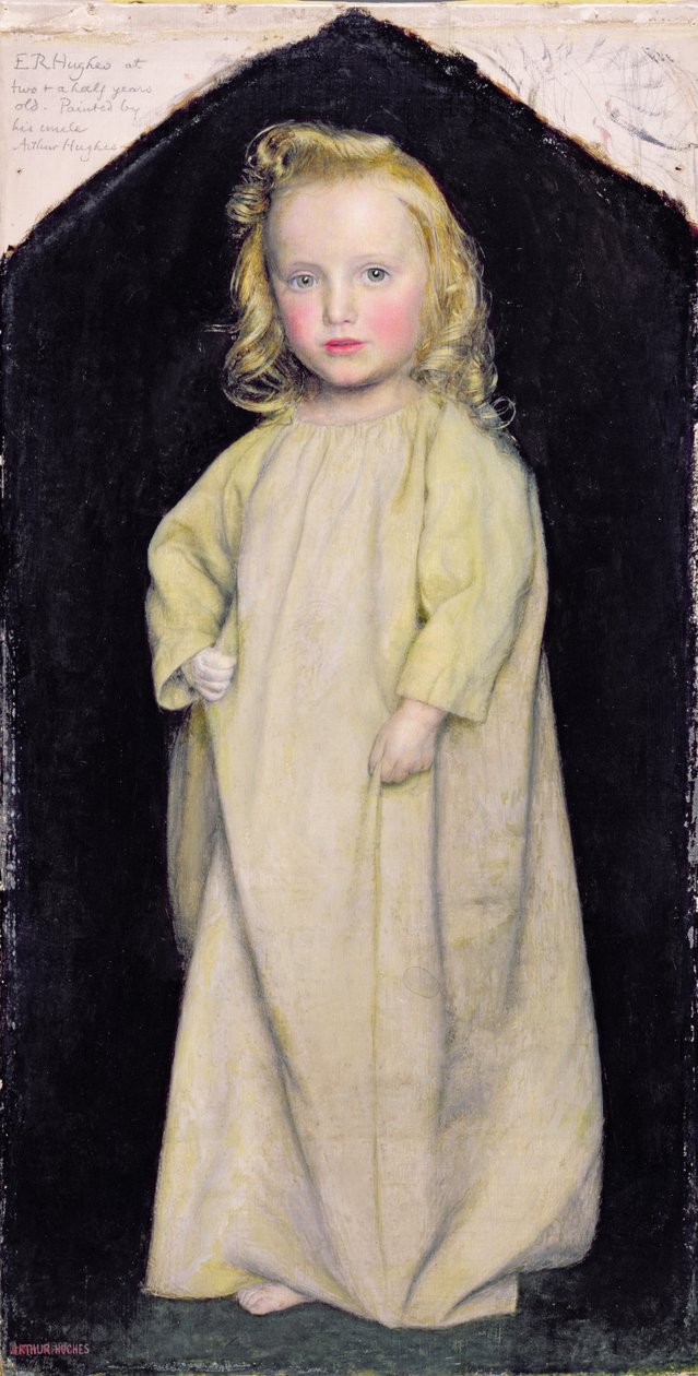 Edward Robert Hughes as a Child by Arthur Hughes