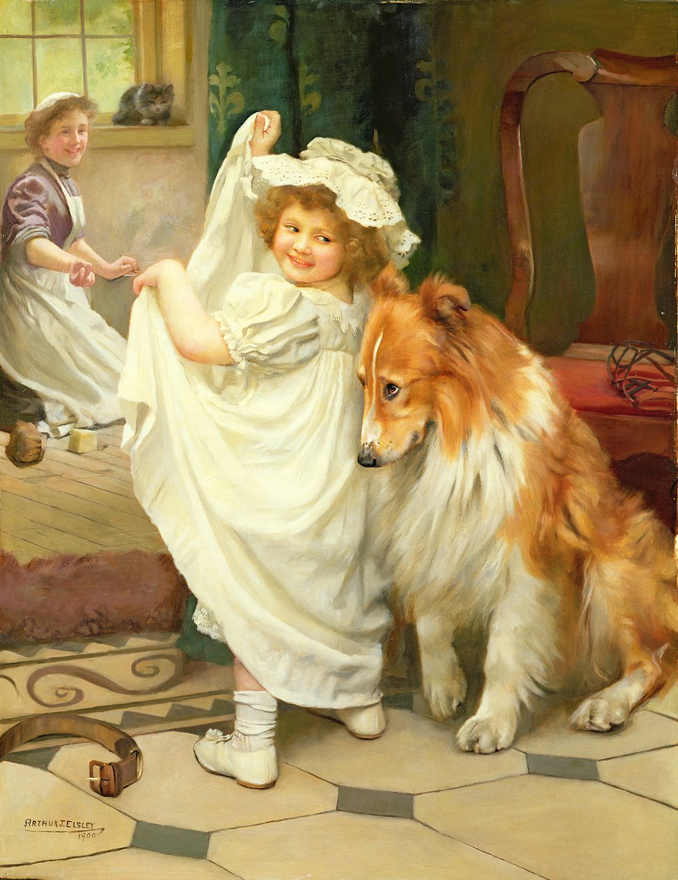 Before the Bath by Arthur John Elsley: Buy fine art print