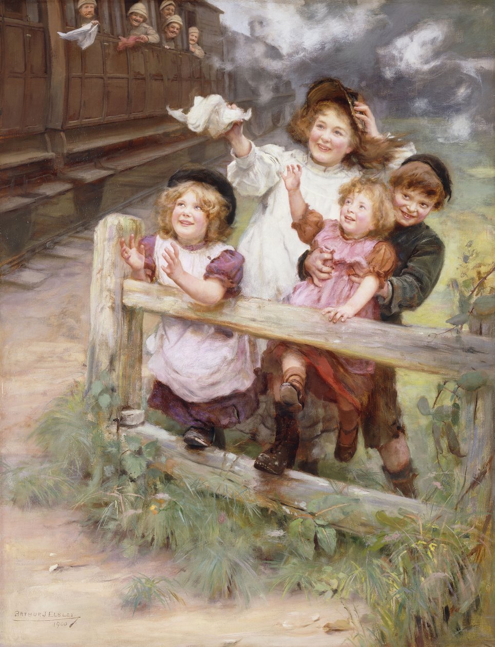 Home Again by Arthur John Elsley: Premium art reproduction