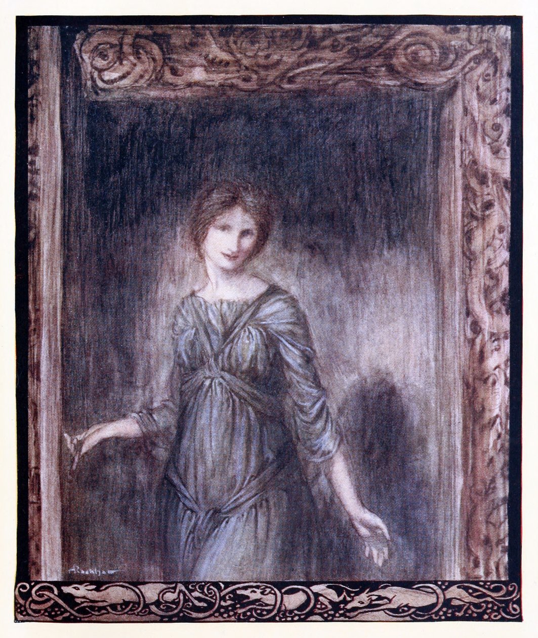 The Door of Fionn's Chamber Opened Gently and a Young Woman Came into ...