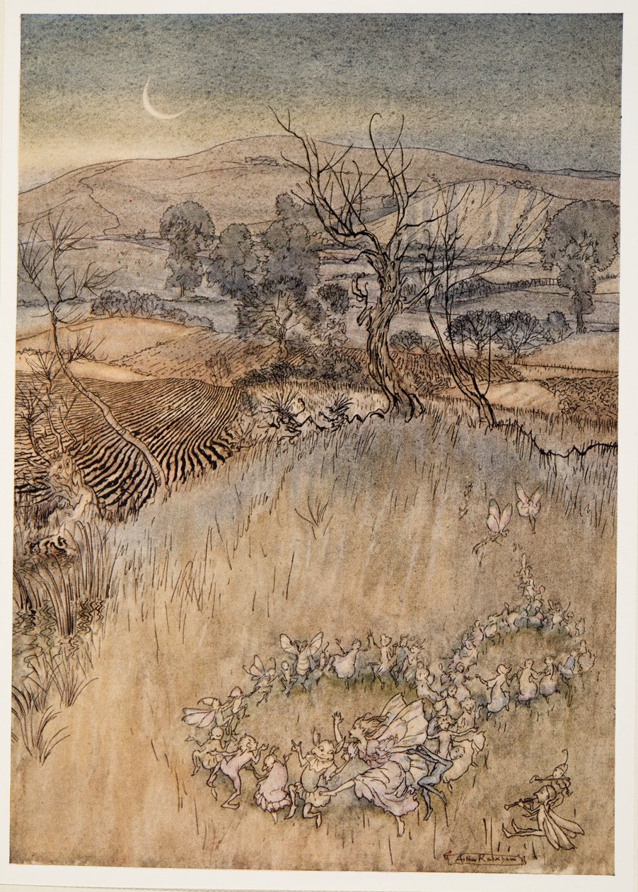 You demi-puppets that by moonshine do the green sour ringlets make, illustration from William ...