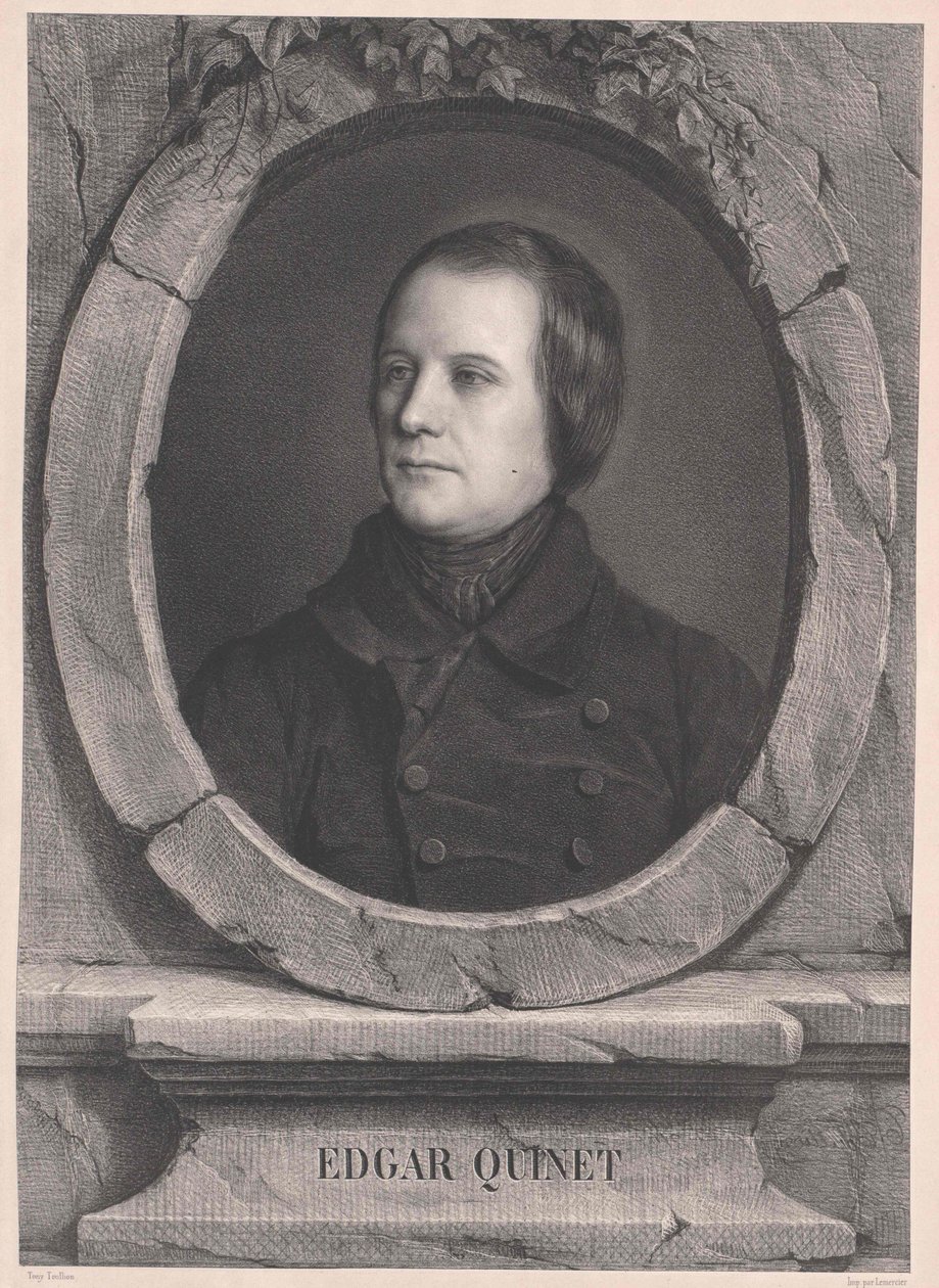 Edgar Quinet by Artist Unknown: Buy fine art print