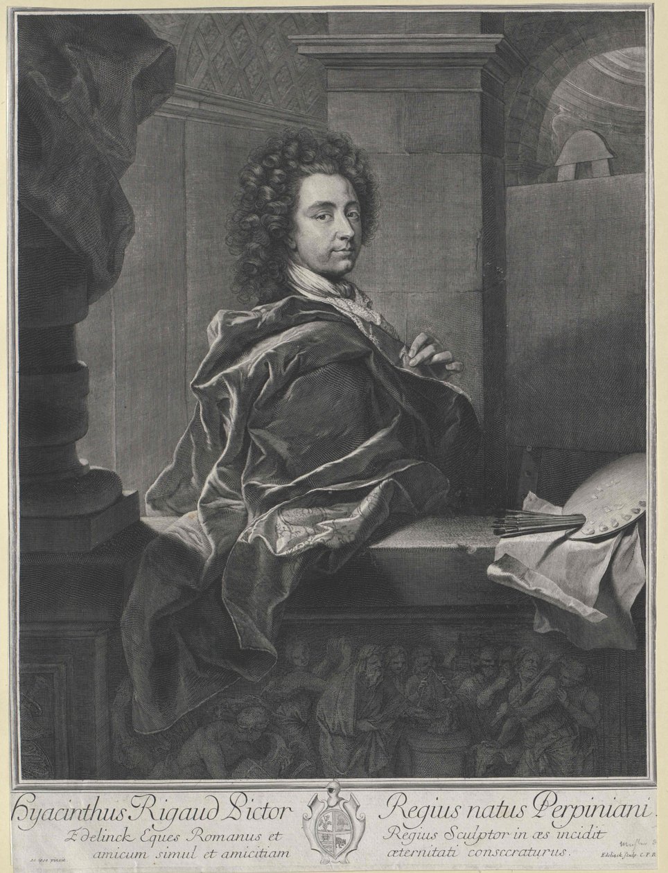 Hyacinthe Rigaud by Artist Unknown: Premium art reproduction