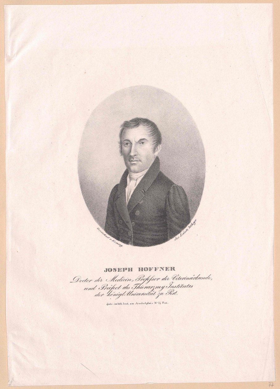 Joseph Hoffner by Artist Unknown: Buy fine art print
