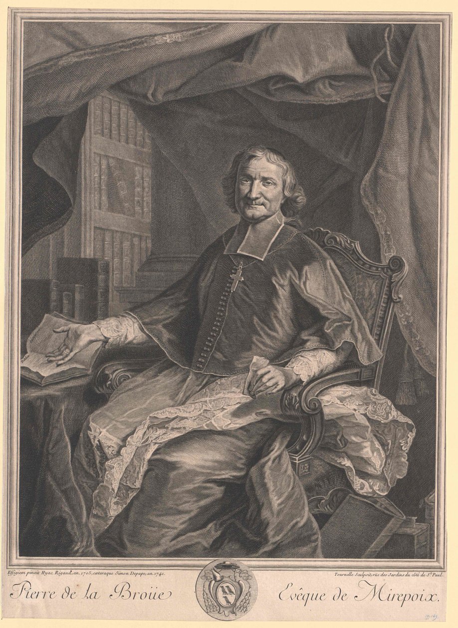 Pierre de bishop of holy trinity La Broue by Artist Unknown