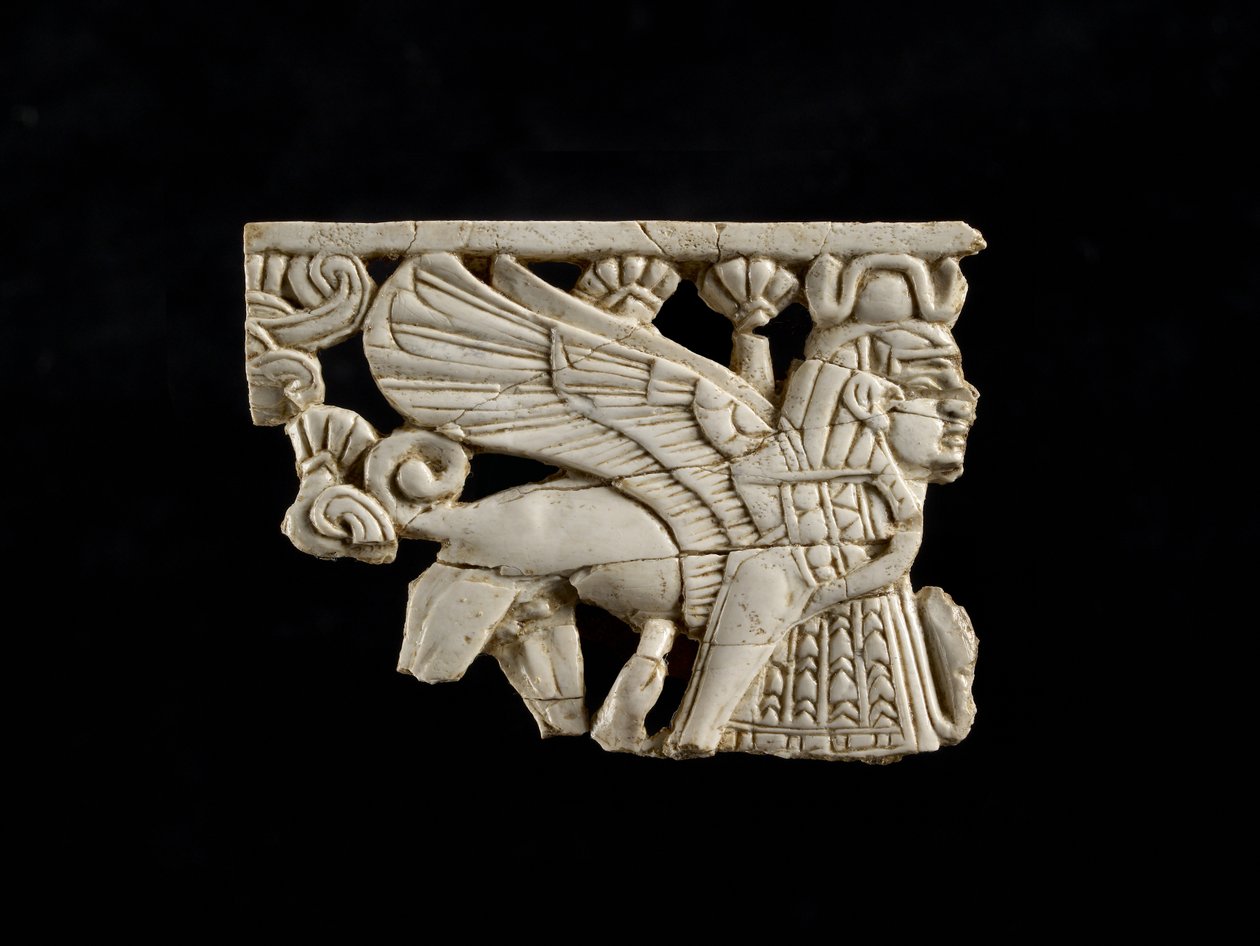 Sphinx Fragment from Fort Shalmaneser, Nimrud, Assyrian, 8th century BC