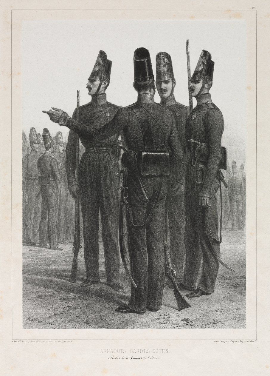 Arnouts Coast Guards by Auguste Raffet: Buy fine art print