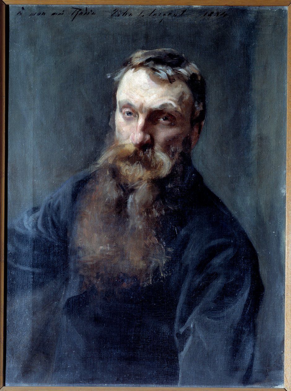 Portrait of the Sculptor Auguste Rodin by Auguste Rodin