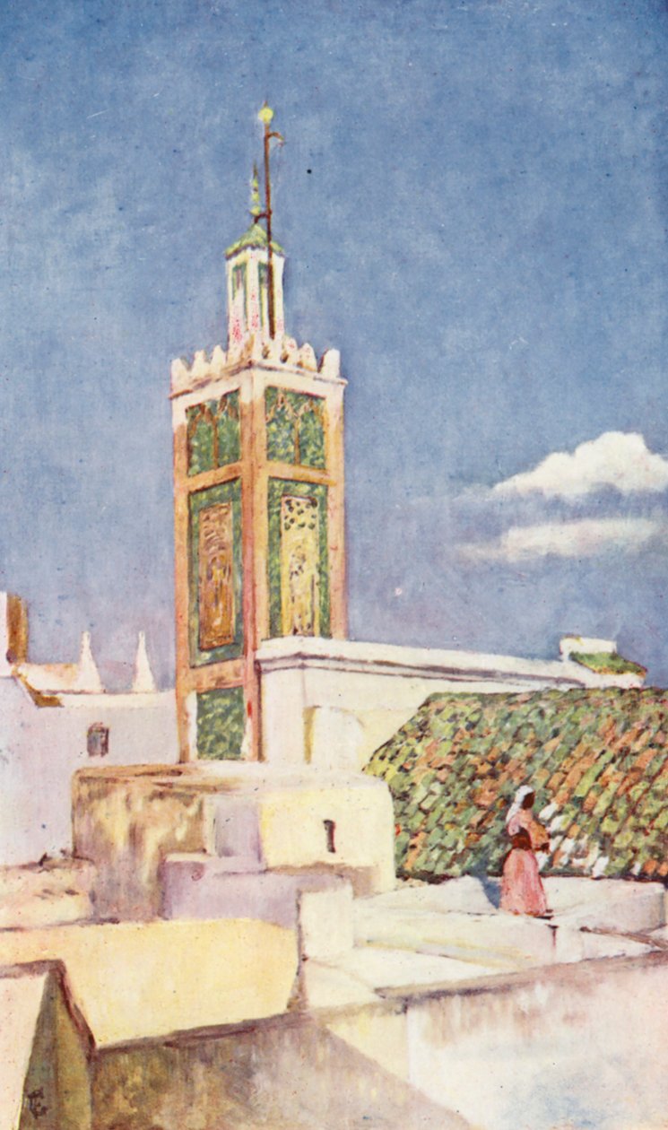 The Minaret of the Great Mosque of Tangier