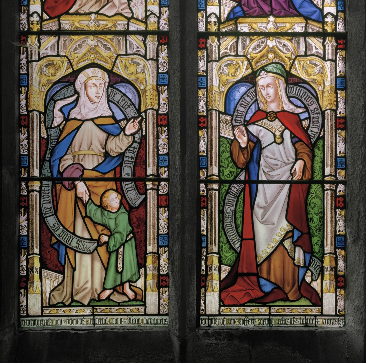 Hannah with the Young Samuel, and Dorcas