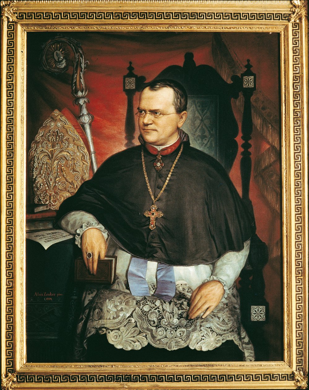 Gregor Mendel by Austrian School: Premium art reproduction