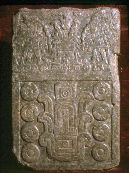 Tenochtitlan Counting Plaque, Temple Mayor by Aztec