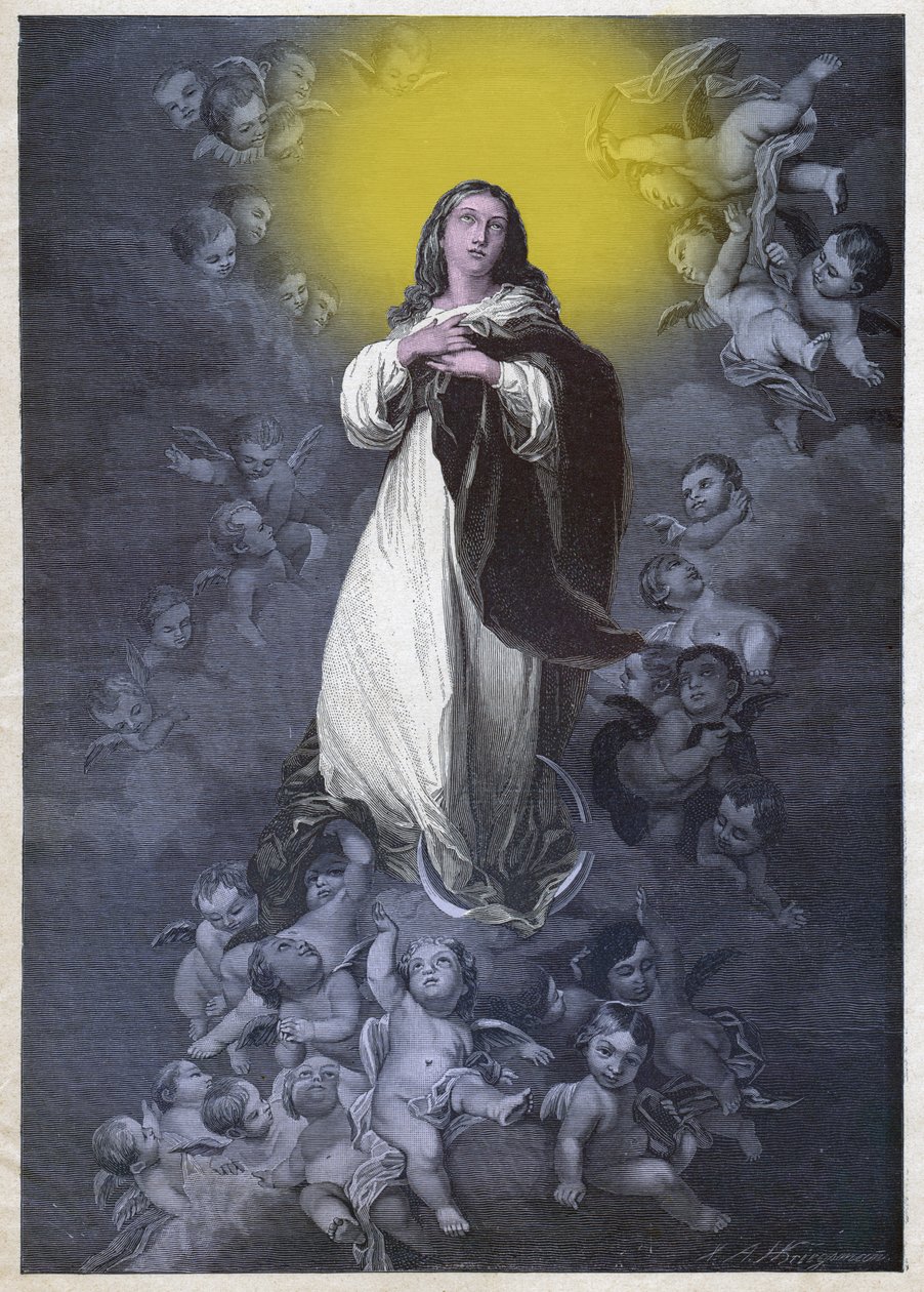 Immaculate Conception by Bartolome Esteban (after) Murillo
