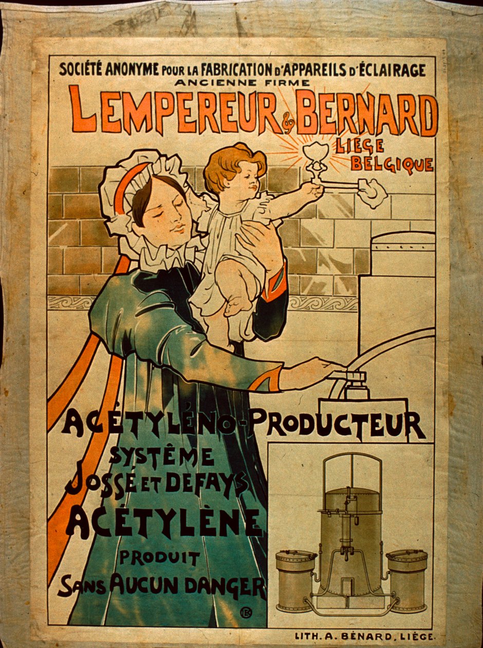Lempereur & Bernard Acetylene Lighting by Belgian School