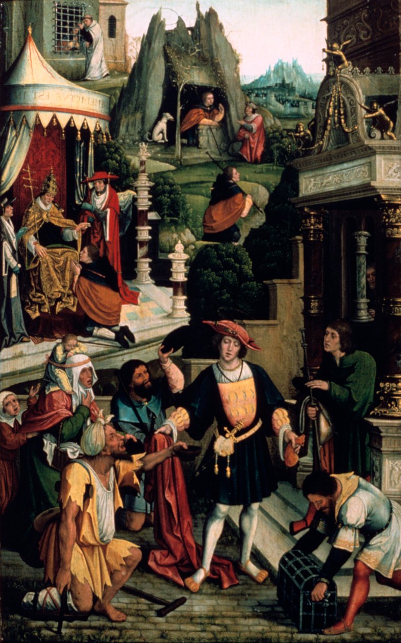 Legend of Saint Roch by Bernard van Orley: Fine art print