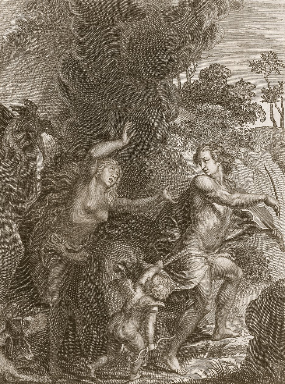Orpheus, Leading Eurydice Out of Hell, Looks Back Upon her and Loses ...
