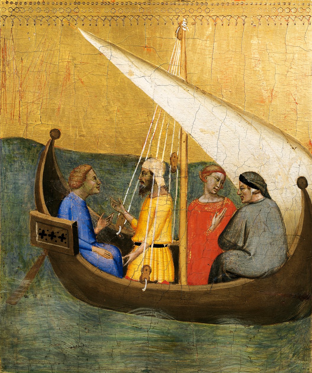 Predella Panel Depicting a Scene from 'The Legend of the Sacred Girdle'