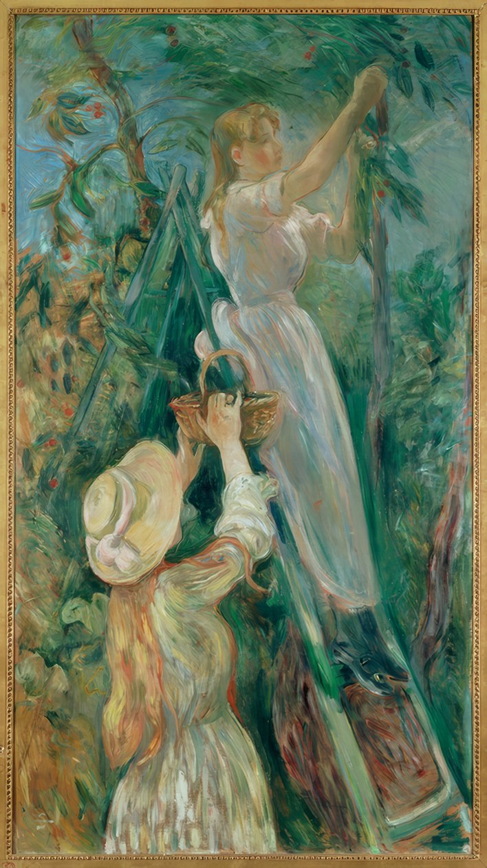 The Cherry Pickers by Berthe Morisot: Buy fine art print