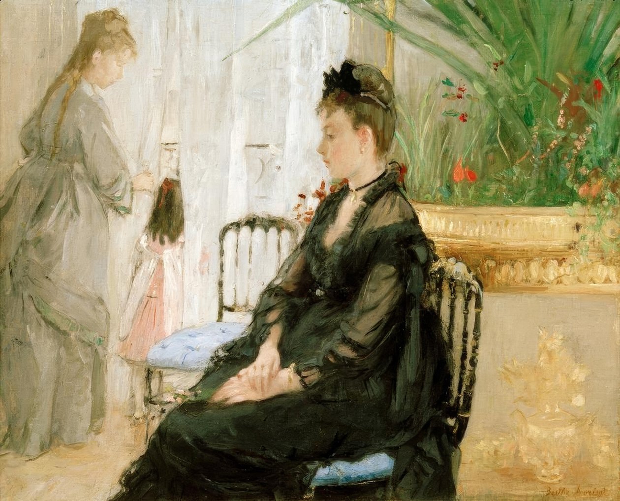Interior by Berthe Morisot: Premium art reproduction