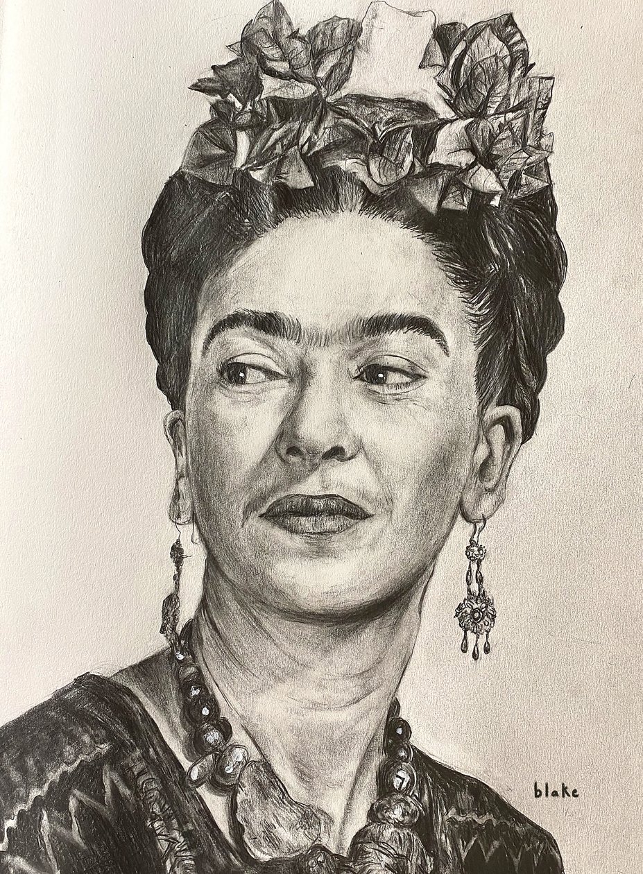 Frida Kahlo by Blake Munch: Highest-quality art reproduction