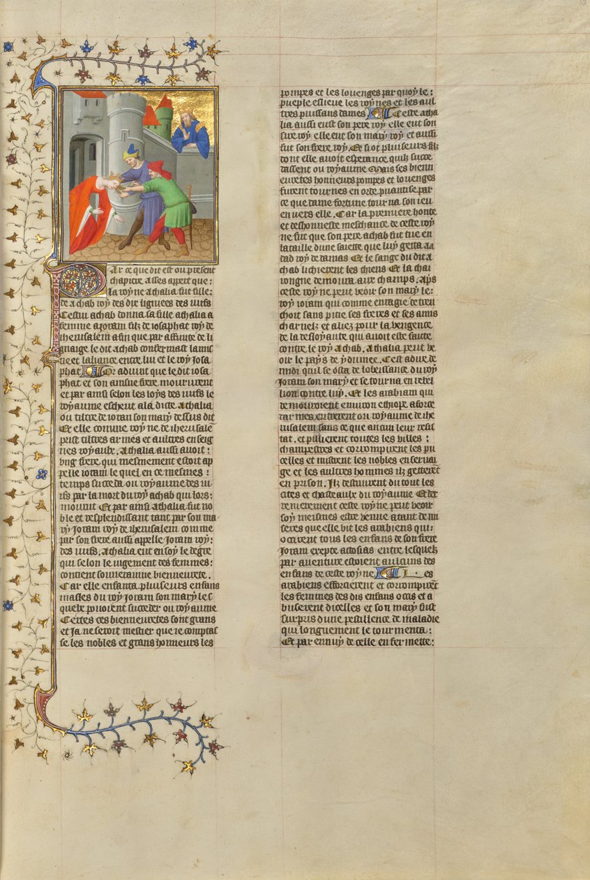 Athaliah, Queen of Judah, Dragged from the Temple