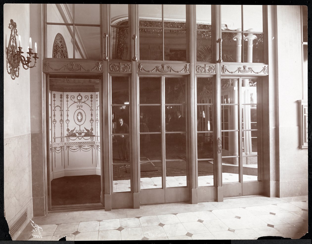 Elevators at the Ritz-Carlton Hotel, 1910 or 1911