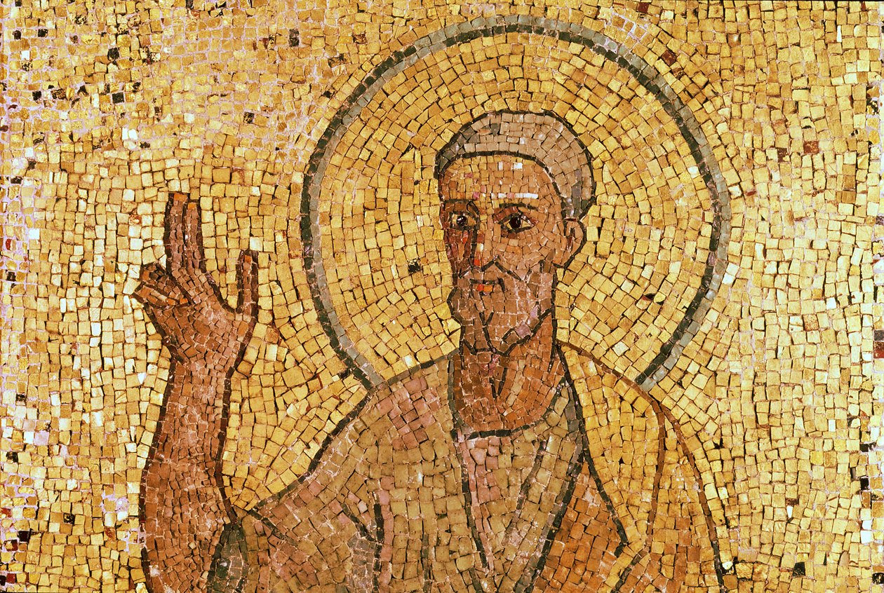 St. Peter, from the Crypt of St. Peter (detail)