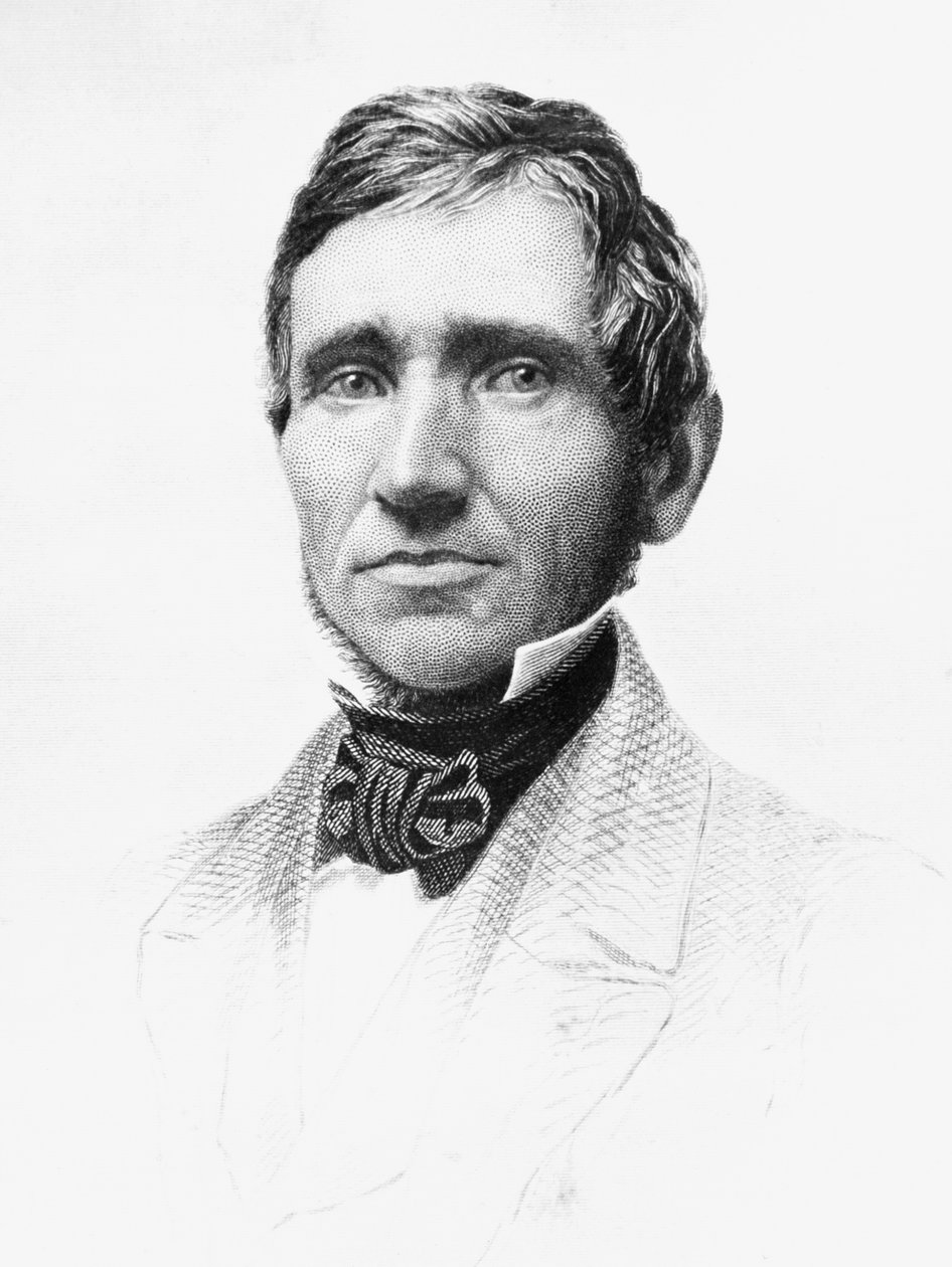 Portrait of Charles Goodyear (1800-1860), American chemist and inventor ...