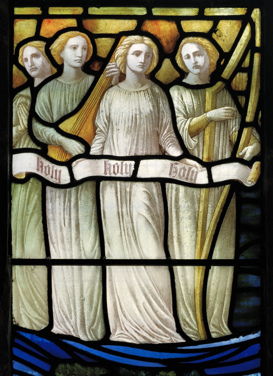 The Worship Of The Lamb, Angel Musicians by Carl Almquist