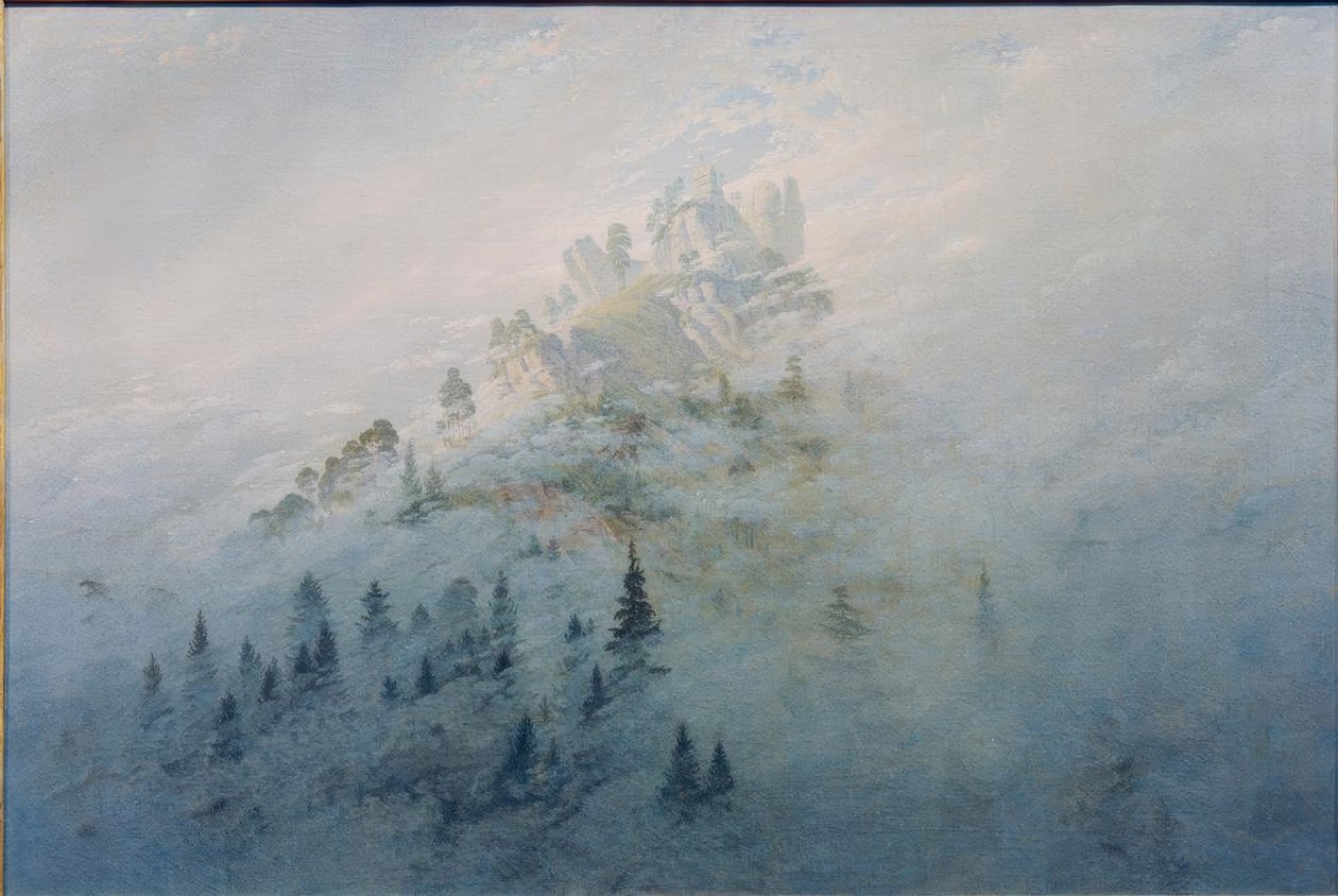 Morning Mist in the Mountains by Caspar David Friedrich