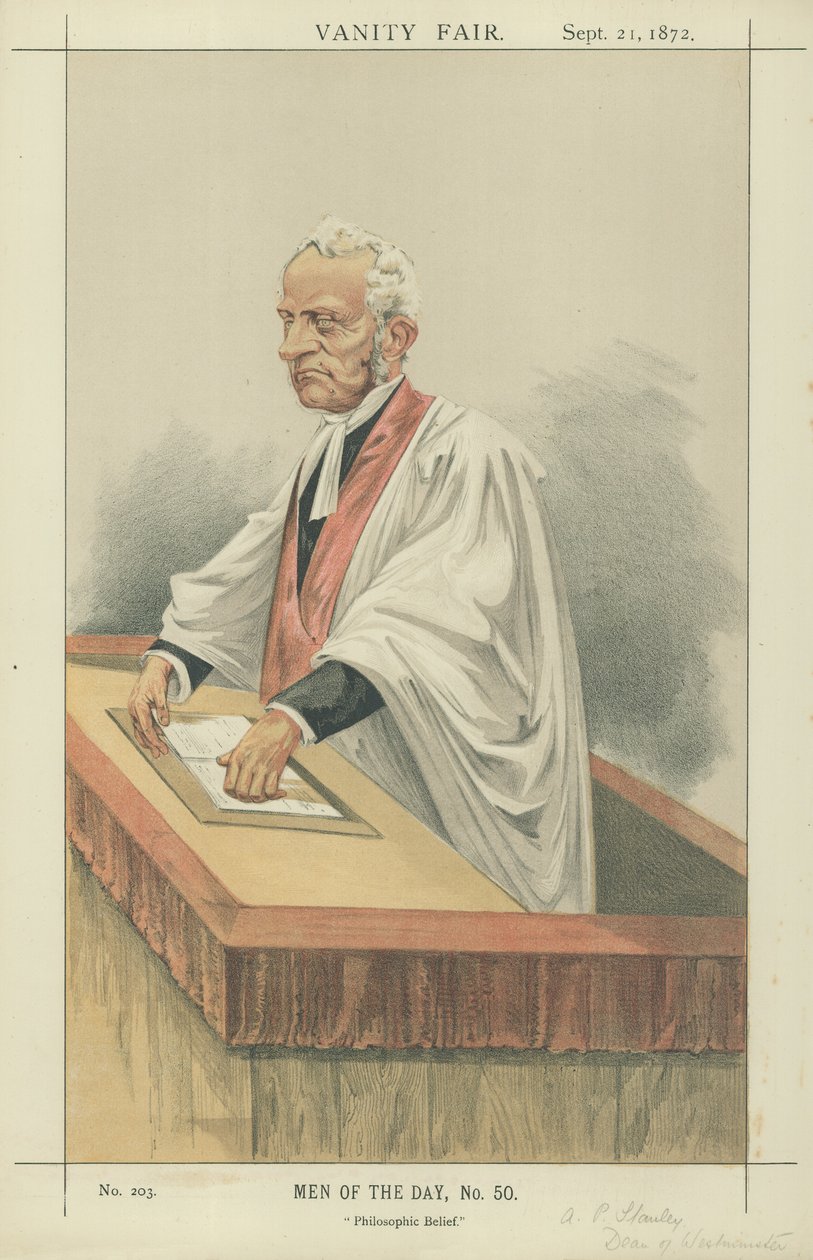 Very Rev Arthur Penrhyn Stanley, Dean of Westminster