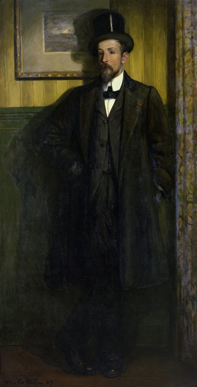 Portrait of Lucien Simon (1864-1945) 1907 by Charles Cottet
