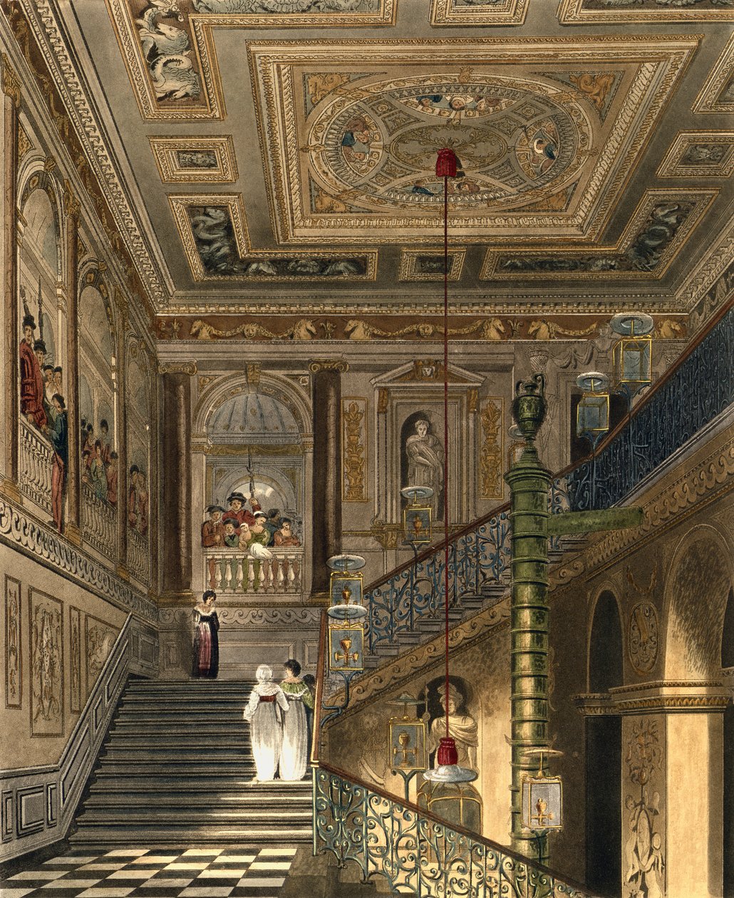 The Great Staircase at Kensington Palace by Charles Wild