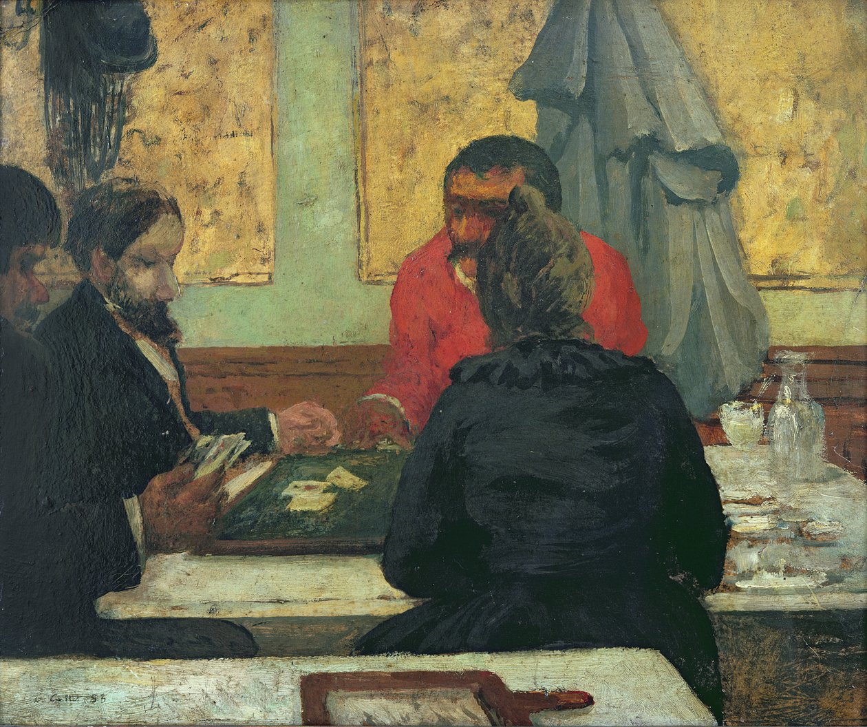 Card Players by Charles Cottet: Buy fine art print