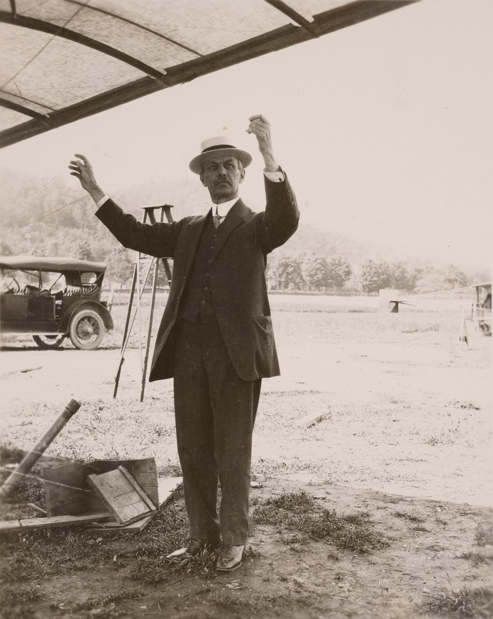 Portrait of Albert Francis Zahm by Charles Doolittle Walcott