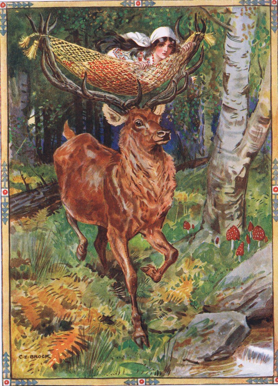 The Stag with the Silken Hammock from Children's Stories from Romanian ...