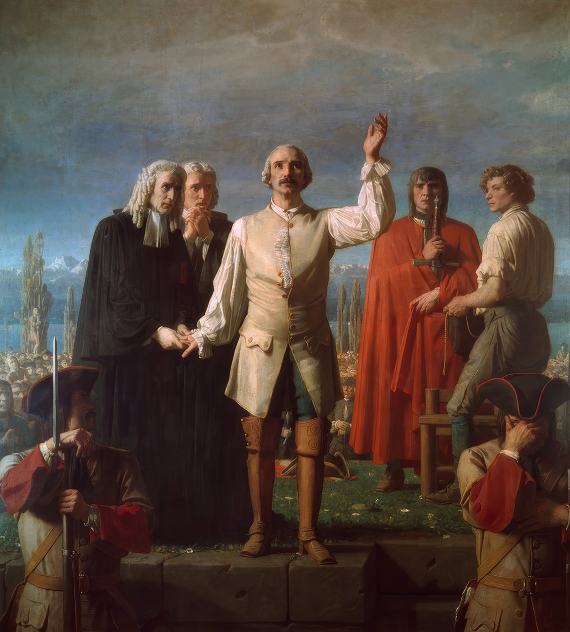 Execution of Major Davel by Charles Gleyre: Fine art print