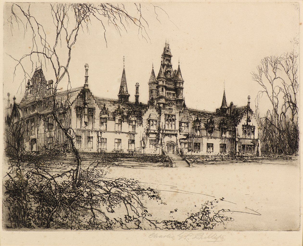 Morgan Academy by Charles Gustav Louis Phillips