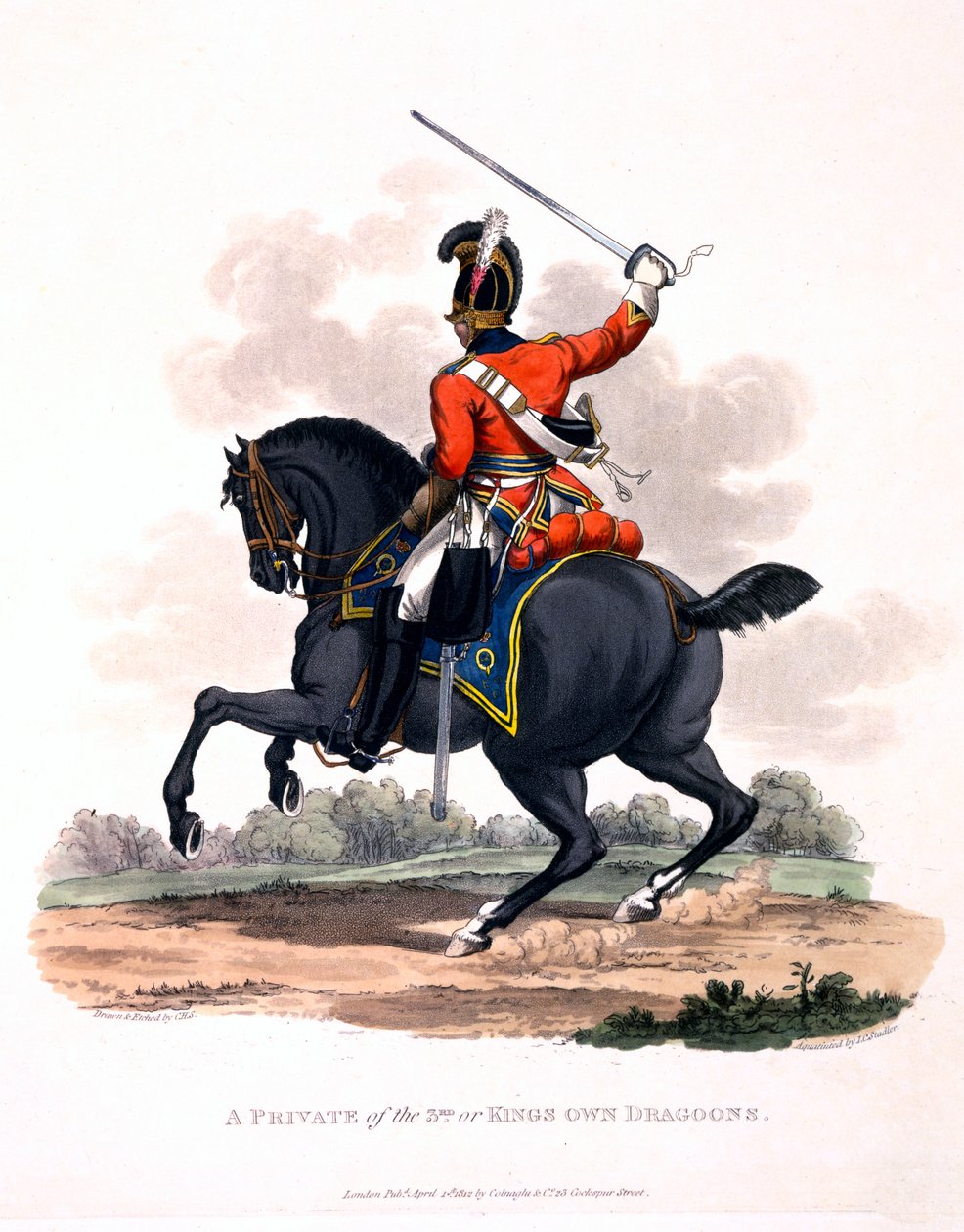 Uniform of a Private of the 3rd or King's Own Dragoons