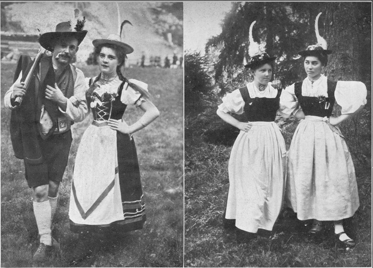 Types of the Tyrolean Native Costume by Charles J. S. Makin