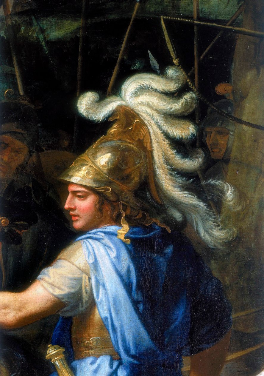 Alexander the Great and Porus (detail), 1673