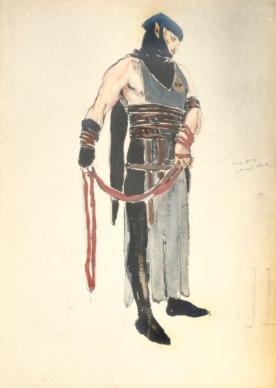 Costume Design for the Queen's Servant in The Death of Tintagiles