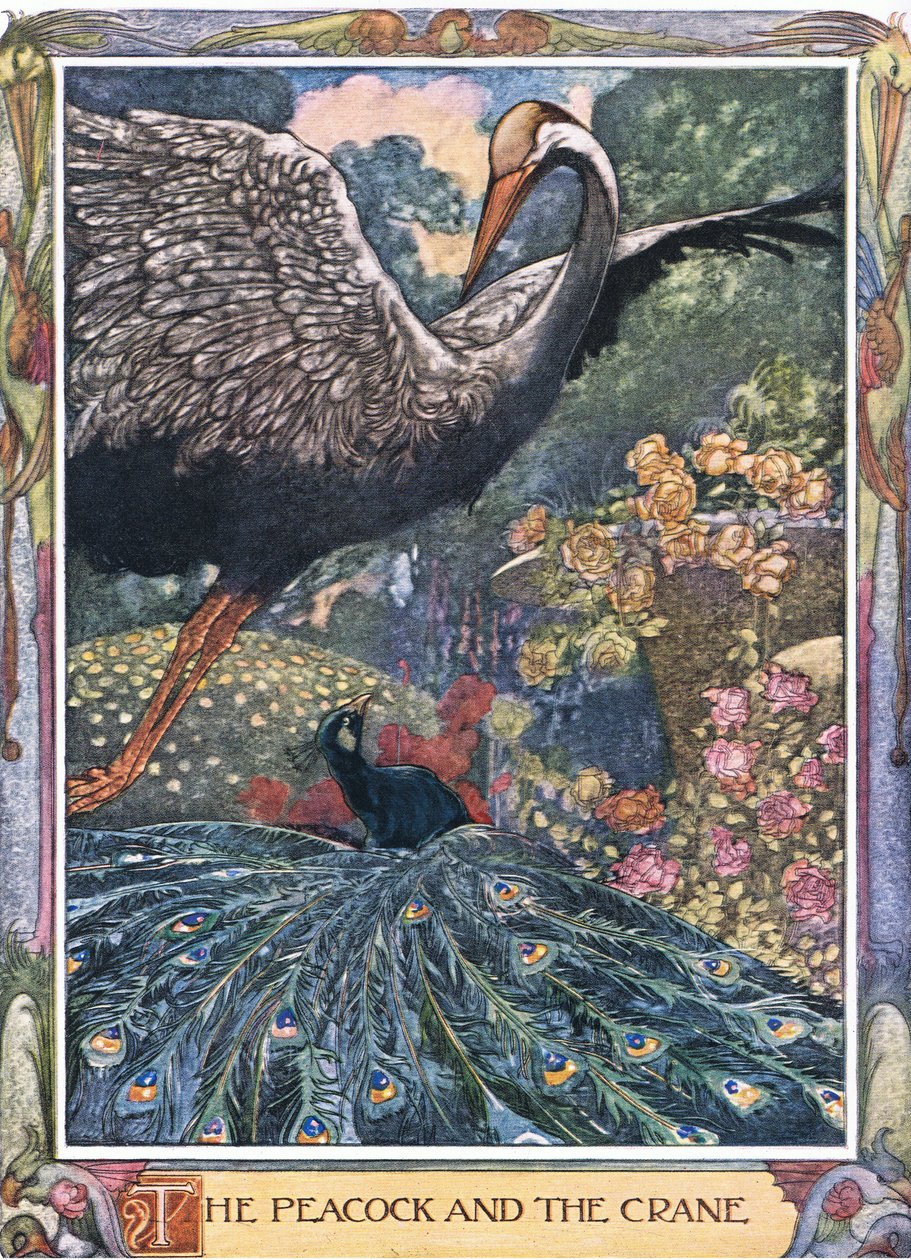 The Peacock and the Crane by Charles Robinson