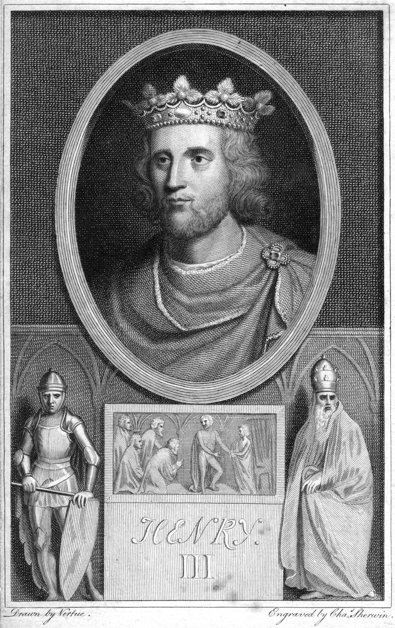 Henry III of England by Charles Sherwin: Fine art print