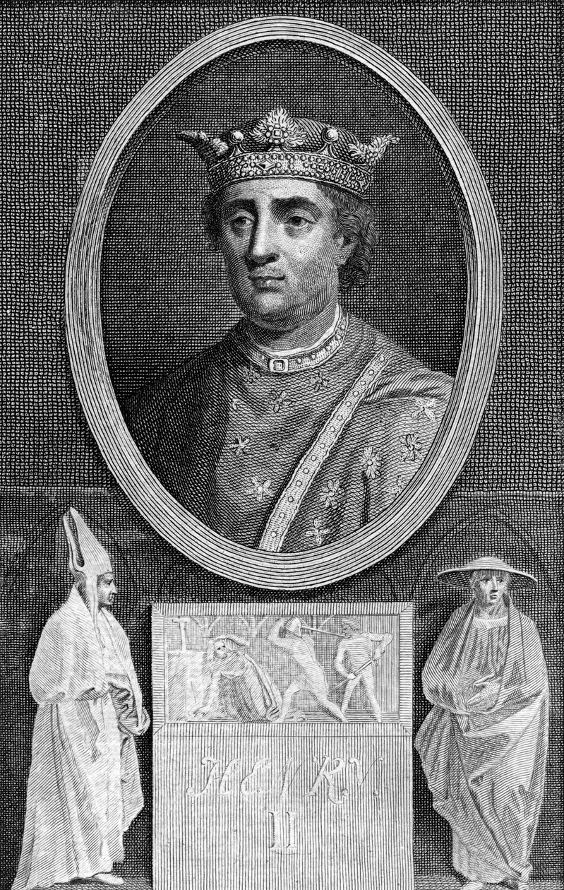 King Henry Ii NPG D34136; King Henry II; King Richard I ('the