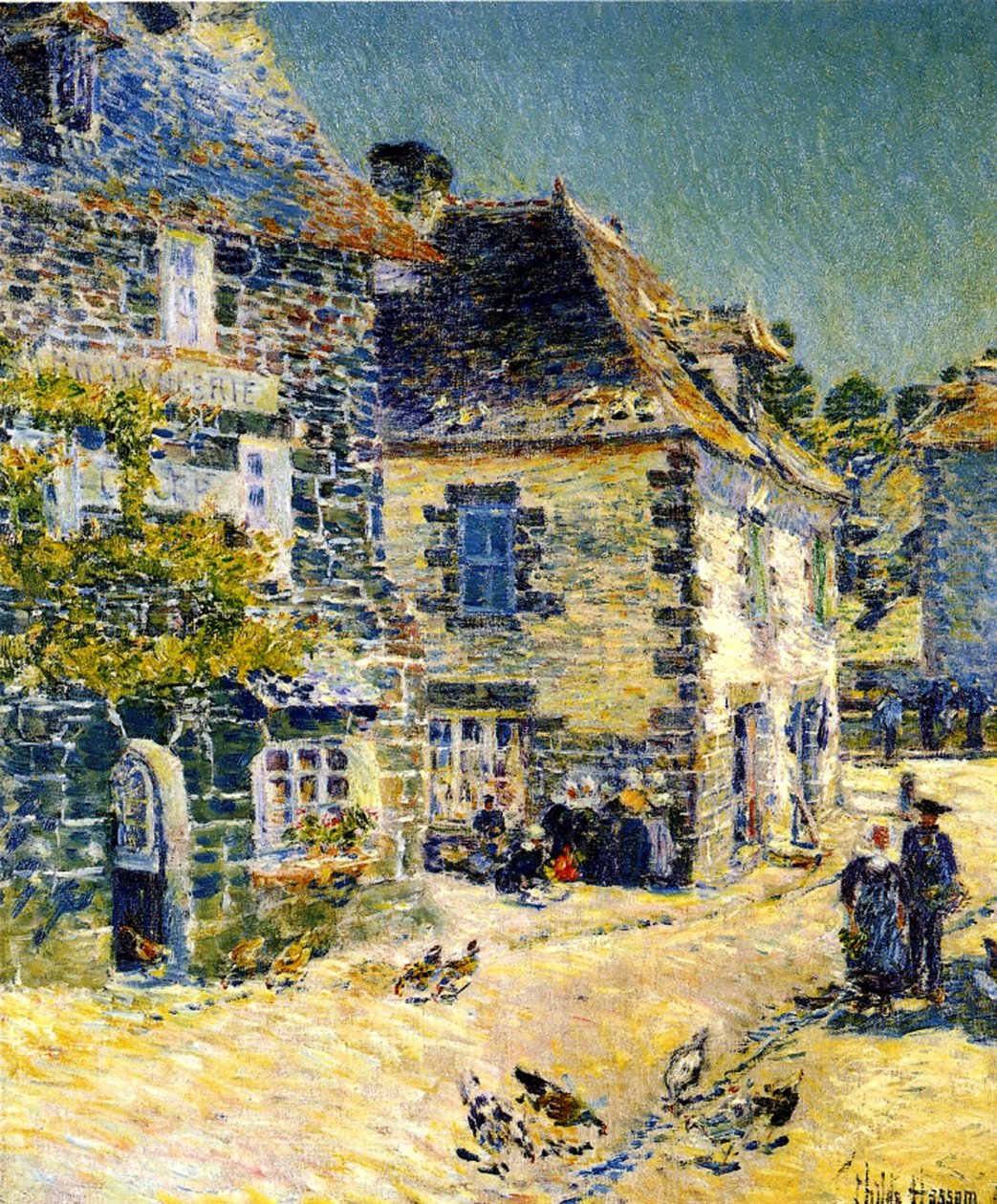 Childe Hassam Pont Aven Childe Hassam Late Winter Afternoon, New York