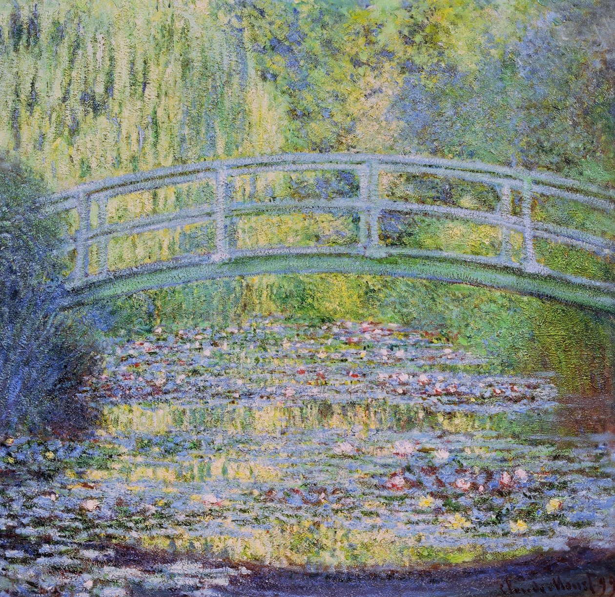 The Water Lily Pond Claude Monet