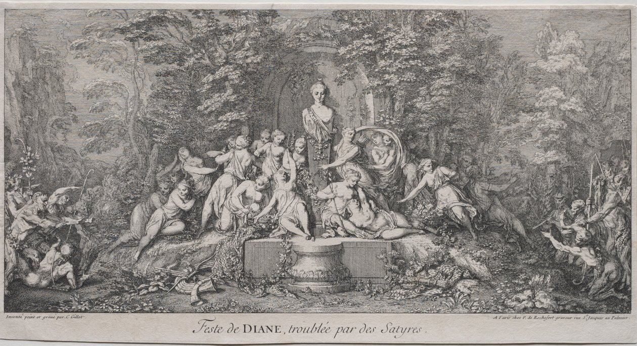 The Four Festivals by Claude Gillot: Buy fine art prints