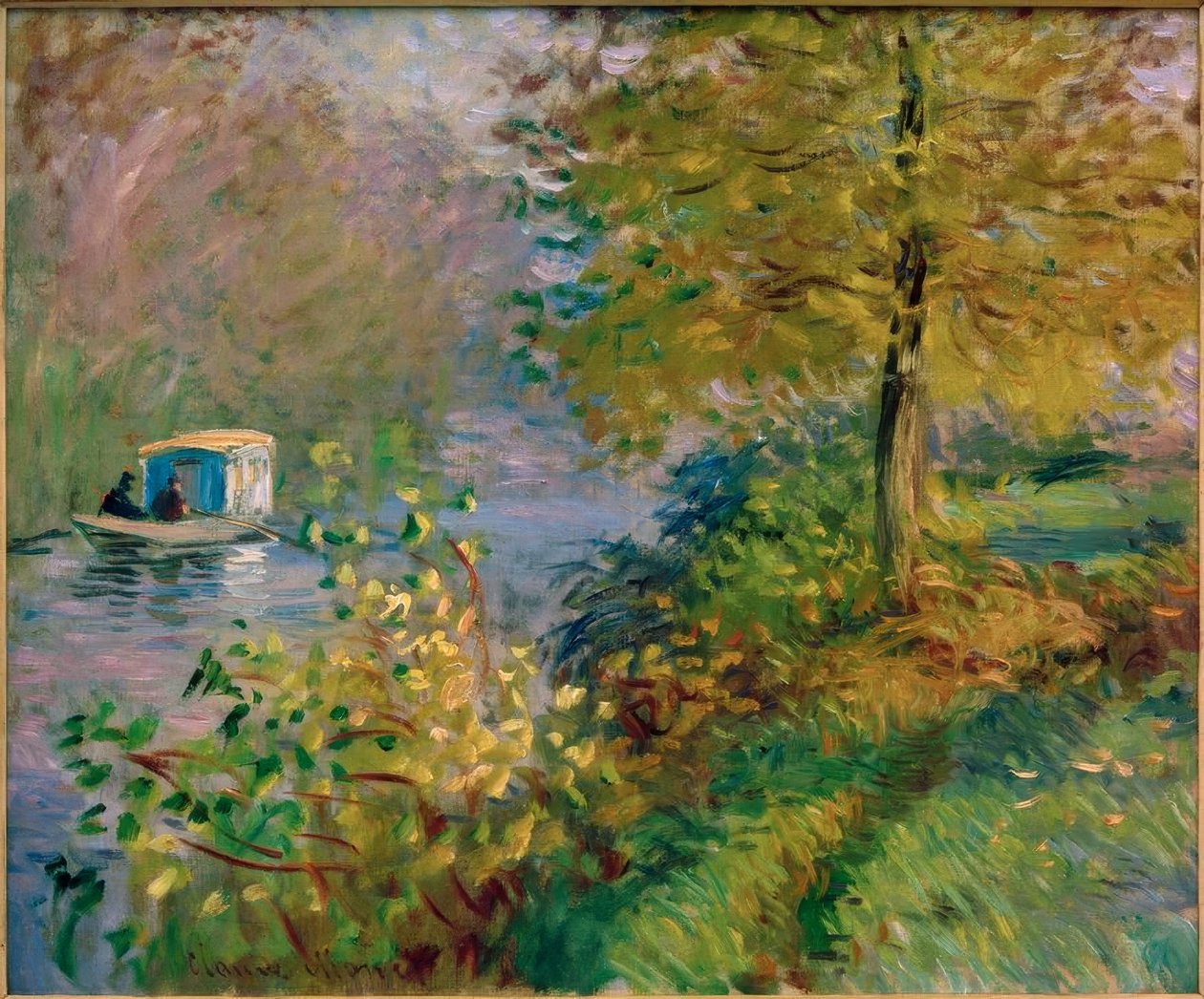 The Boat Studio by Claude Monet: Buy fine art print